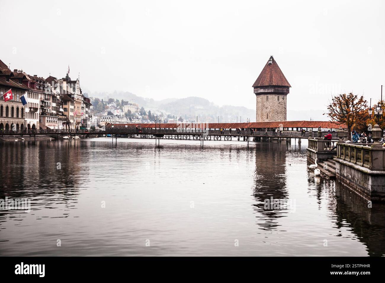 the water tower in lucerne,switzerland Stock Photo - Alamy