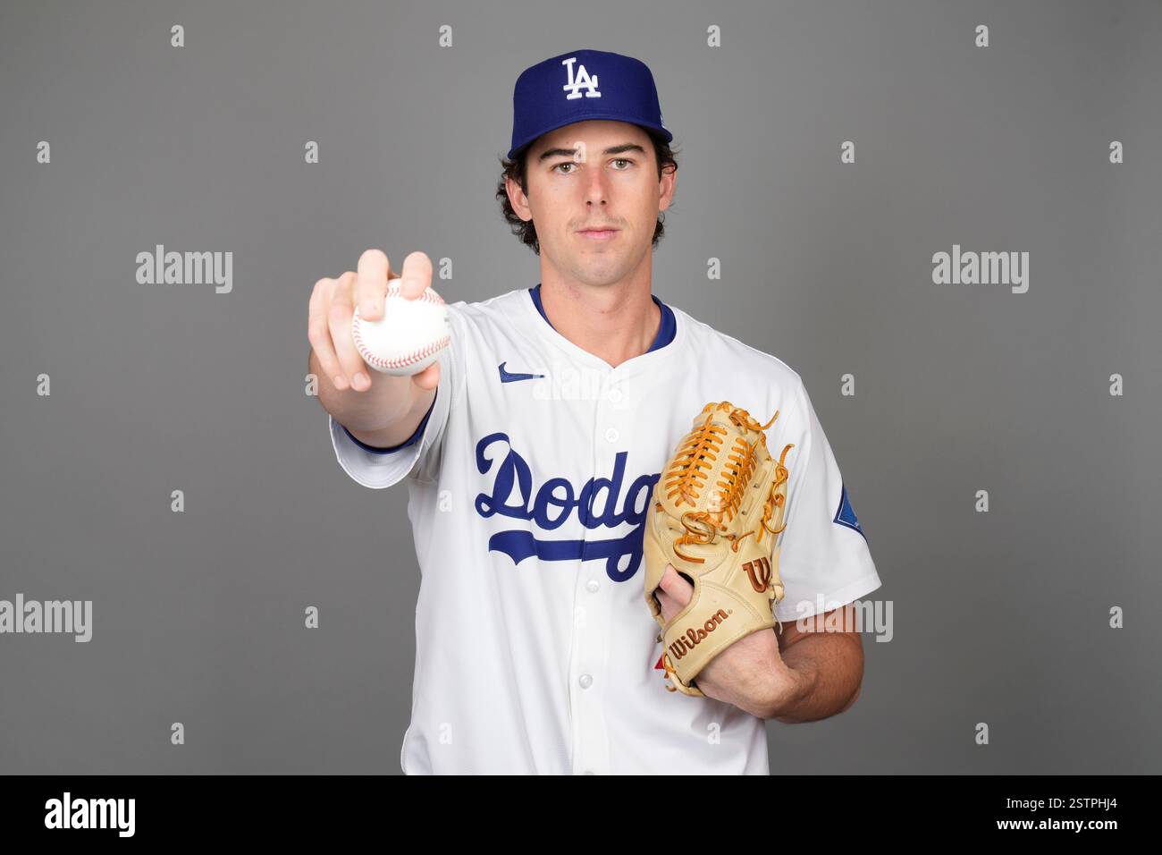 This is a 2025 photo of pitcher Nick Frasso of the Los Angeles Dodgers ...