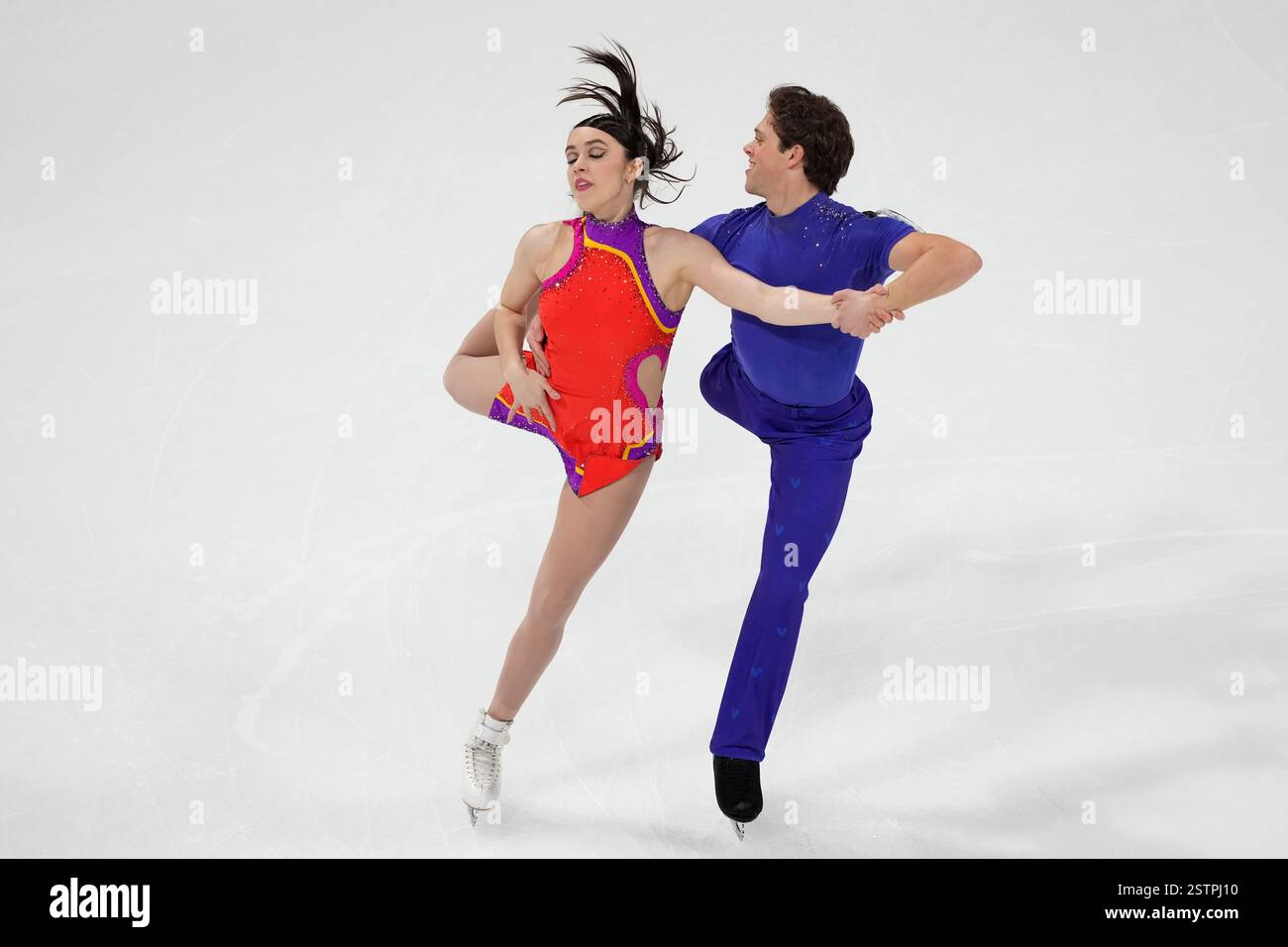 United States' Caroline Green and Michael Parsons perform during the ...