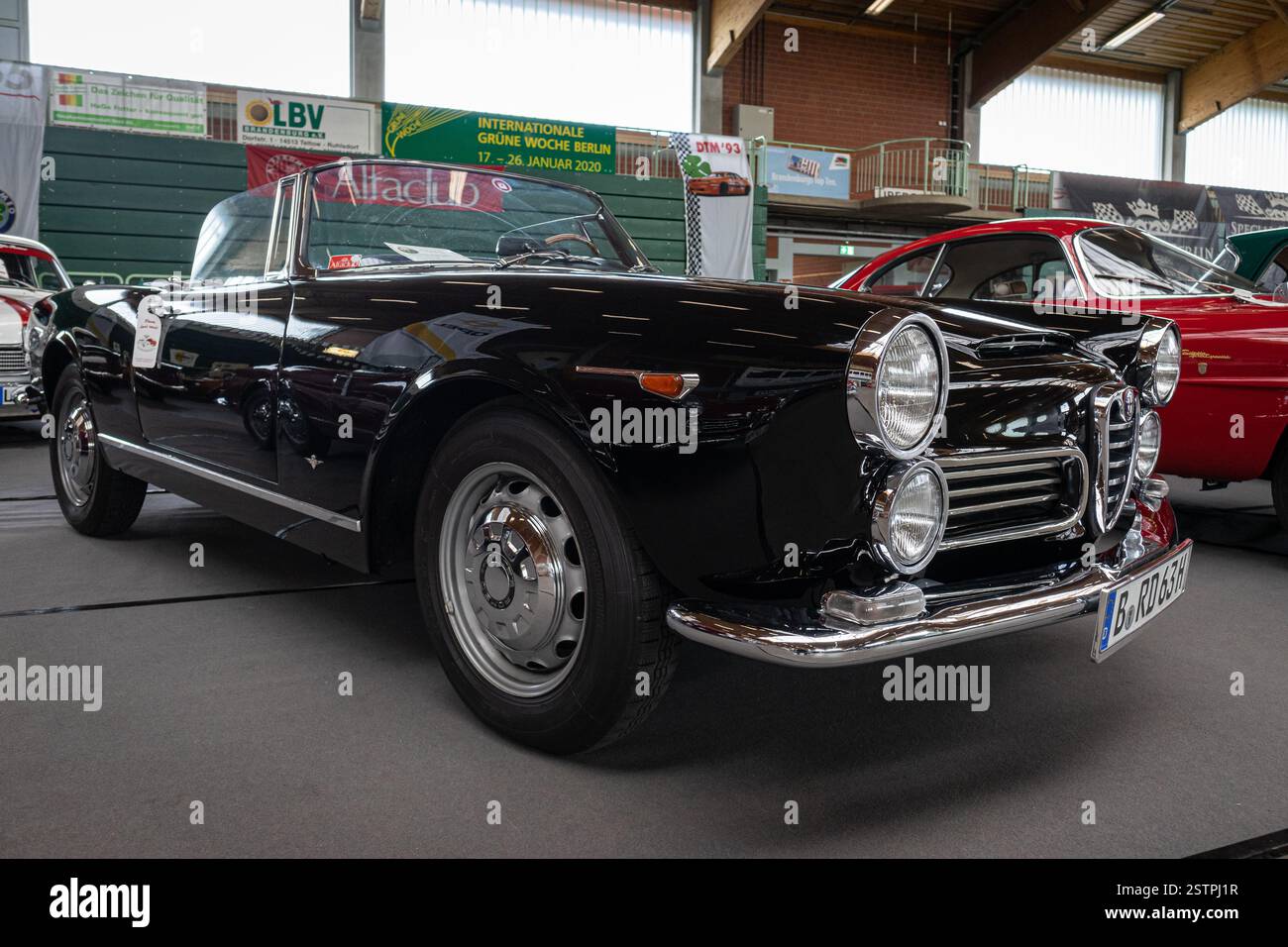 Luxury car Alfa Romeo 2600 Spider, 1963. Die Oldtimer Show 2019 Stock ...