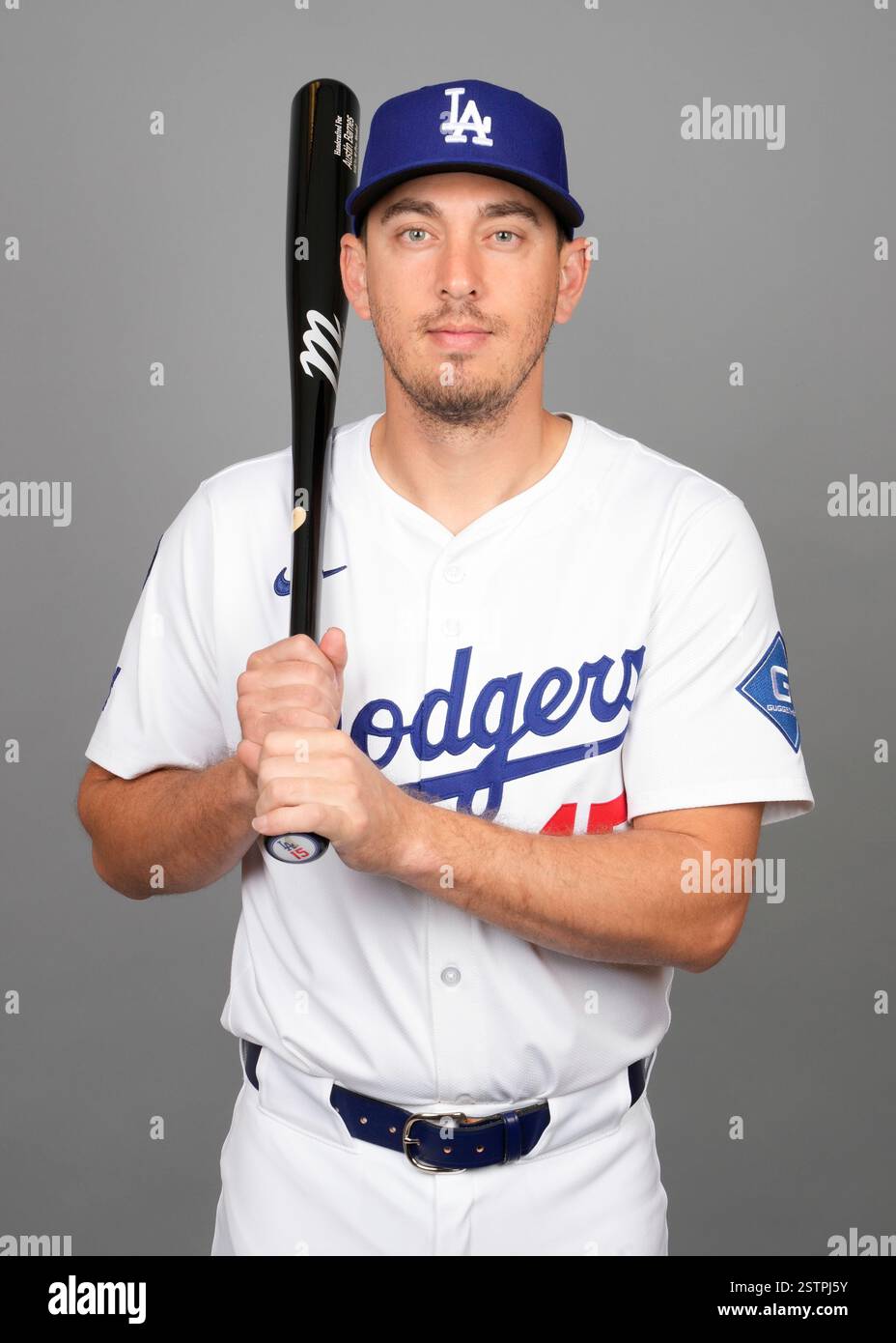 This is a 2025 photo of catcher Austin Barnes of the Los Angeles ...
