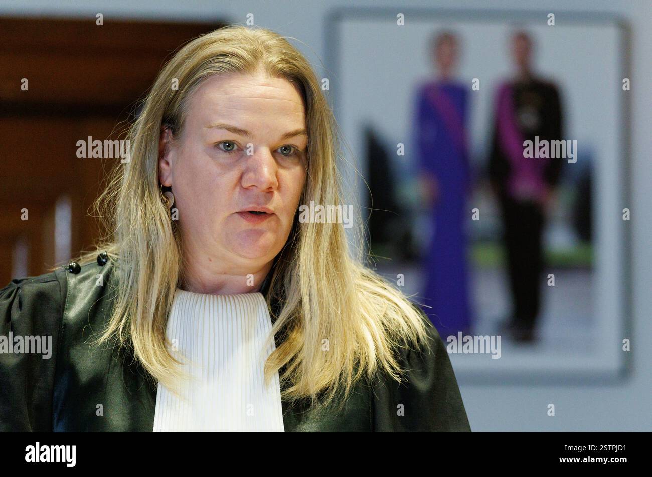 Prosecutor Barbara Marganne pictured during the composition of the jury ...
