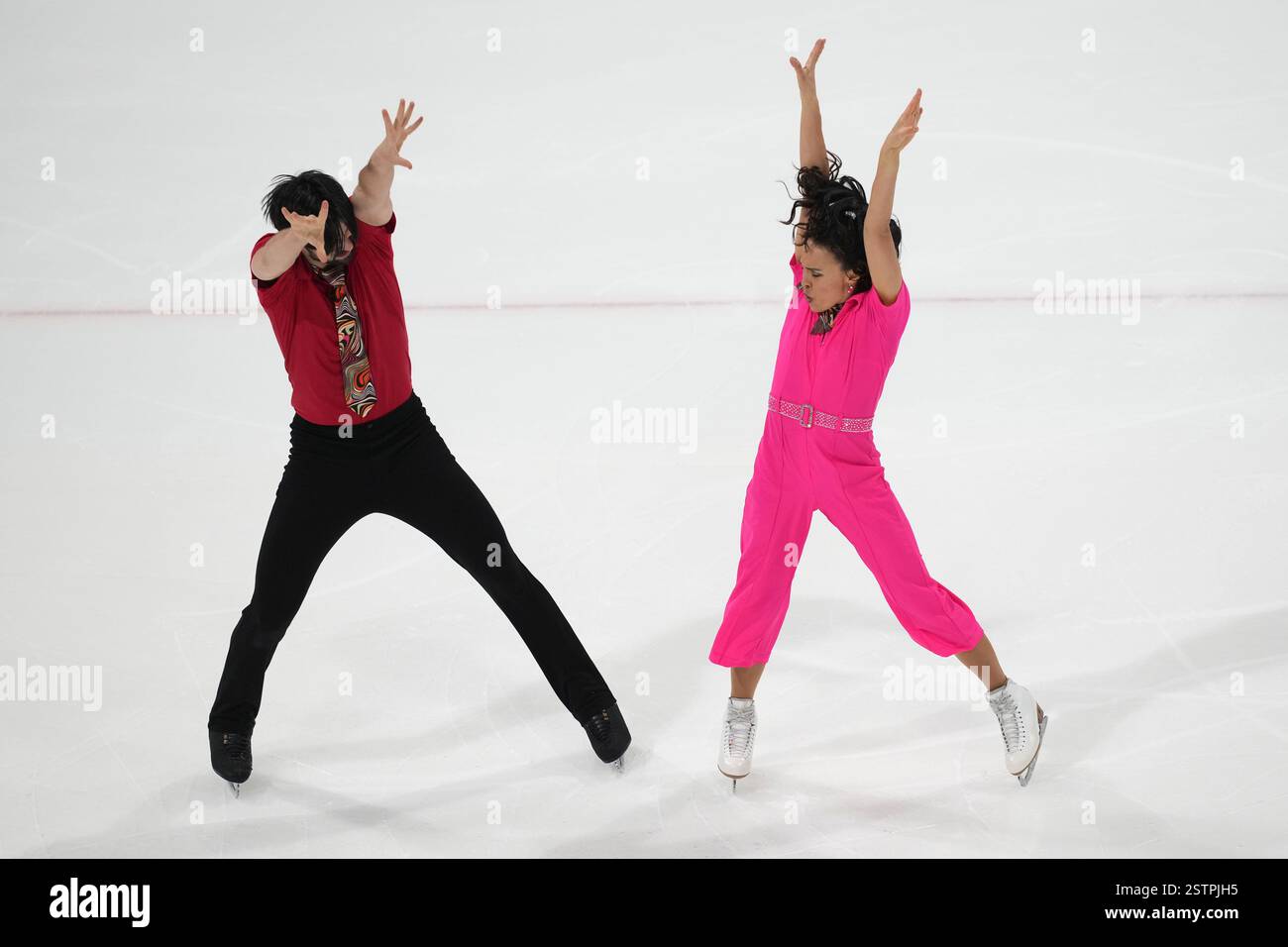 Germany's Jennifer Hanse Van Rensburg and Benjamin Steffan perform ...