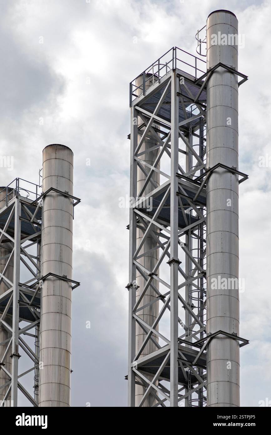 Steel plant chimney hi-res stock photography and images - Alamy
