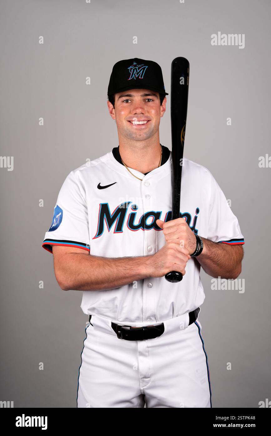 This is a 2025 photo of Graham Pauley of the Miami Marlins baseball ...