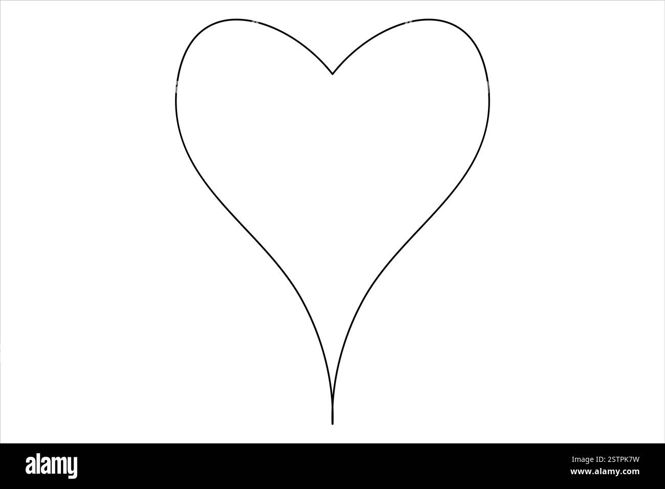 Heart, heart icon, heart shape, heart symbol isolated on a white ...