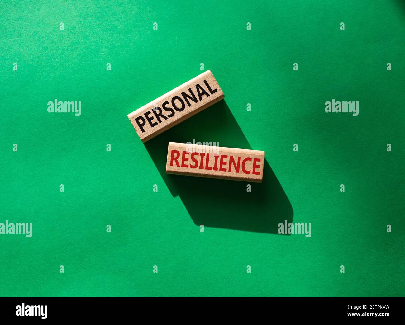 Personal resilience symbol. Wooden blocks with words Personal ...