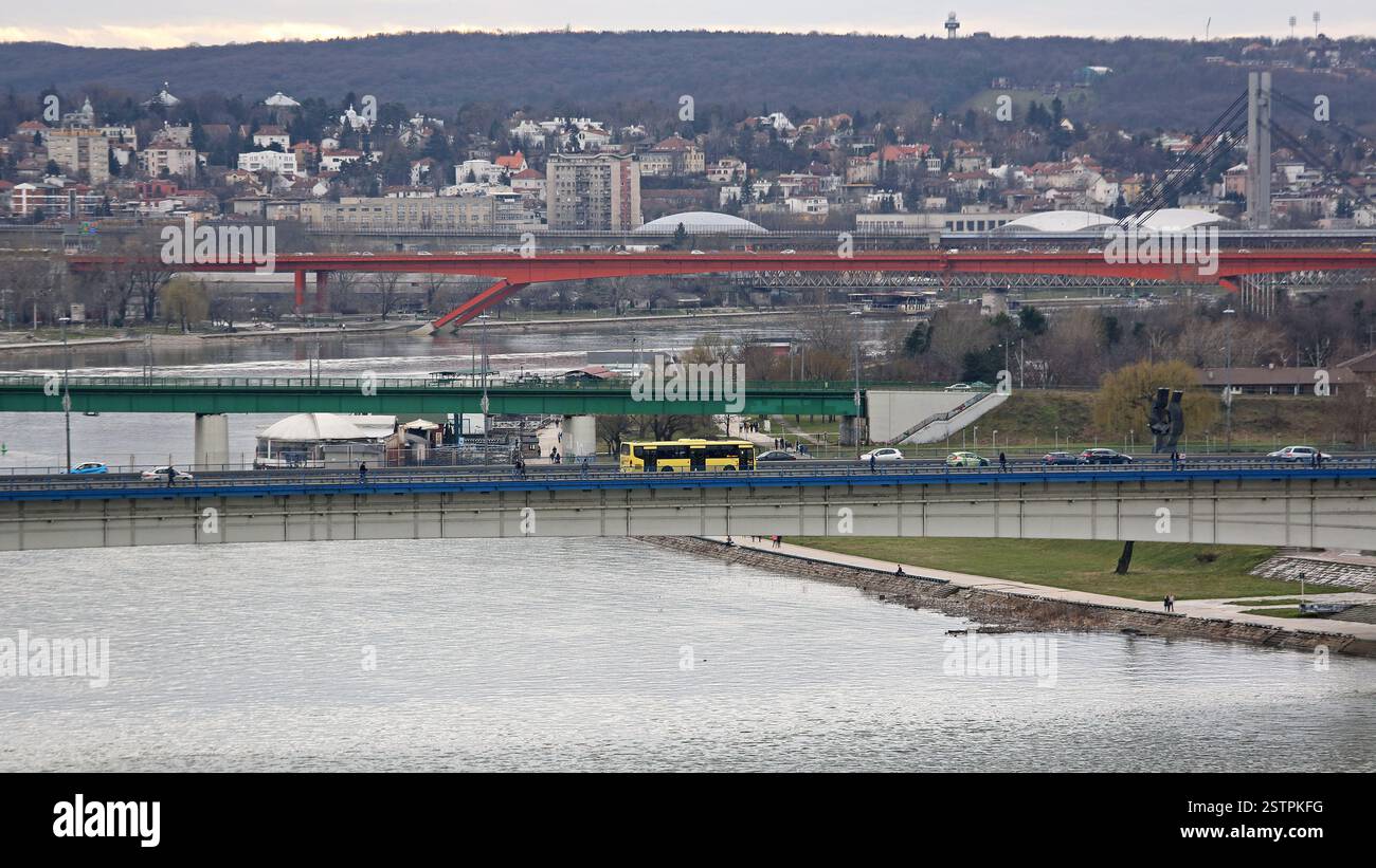 Branko bridge belgrade hi-res stock photography and images - Alamy