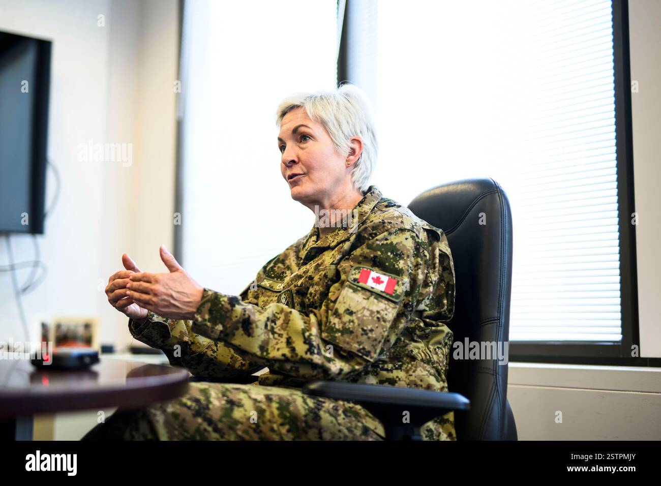 Ottawa, Canada. 21st Jan, 2025. Gen. Jennie Carignan, chief of the ...