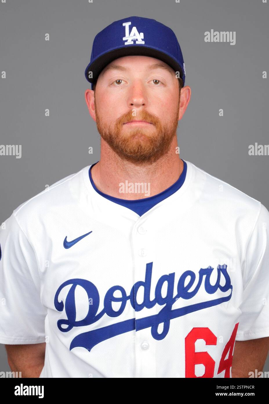 This is a 2025 photo of pitcher Matt Sauer of the Los Angeles Dodgers ...