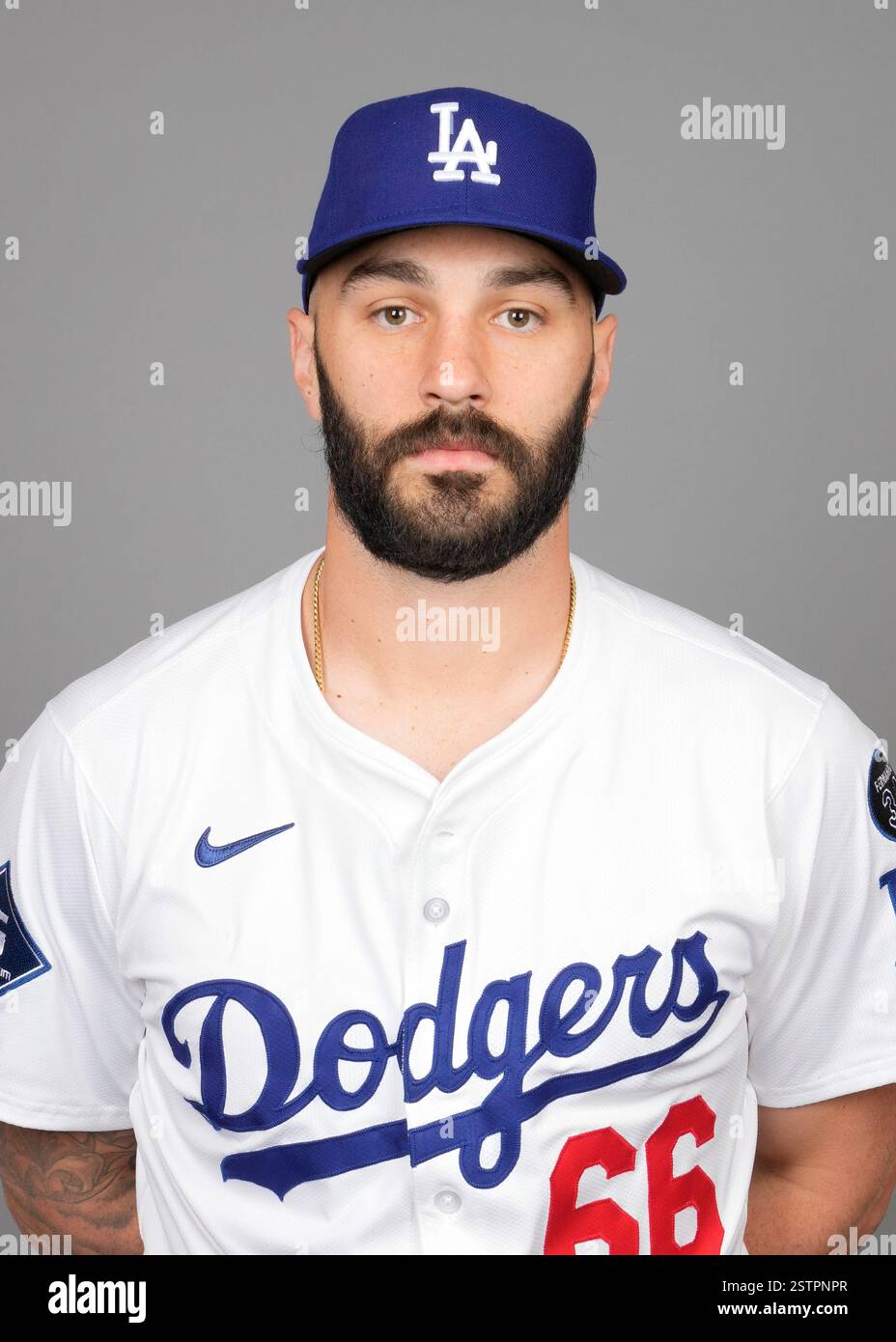 This is a 2025 photo of pitcher Tanner Scott of the Los Angeles Dodgers ...