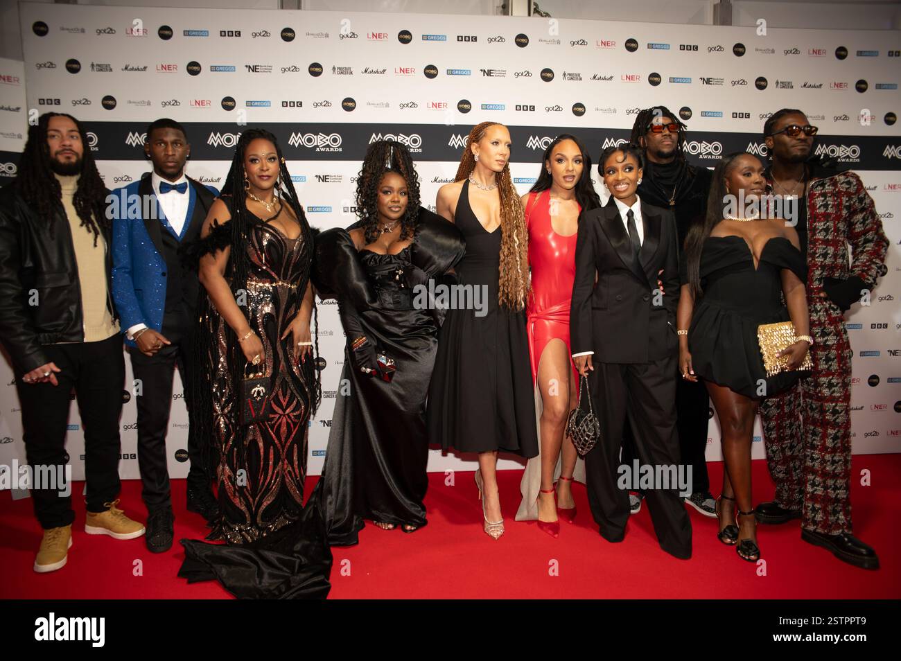 Newcastle, United Kingdom. 18th February 2025. Guests hit the red ...