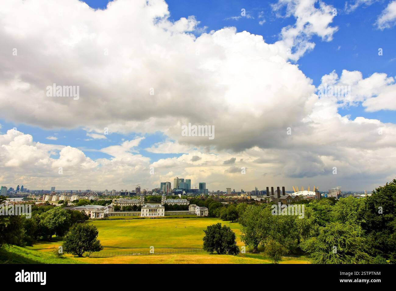 Greenwich panorama queen house hi-res stock photography and images - Alamy