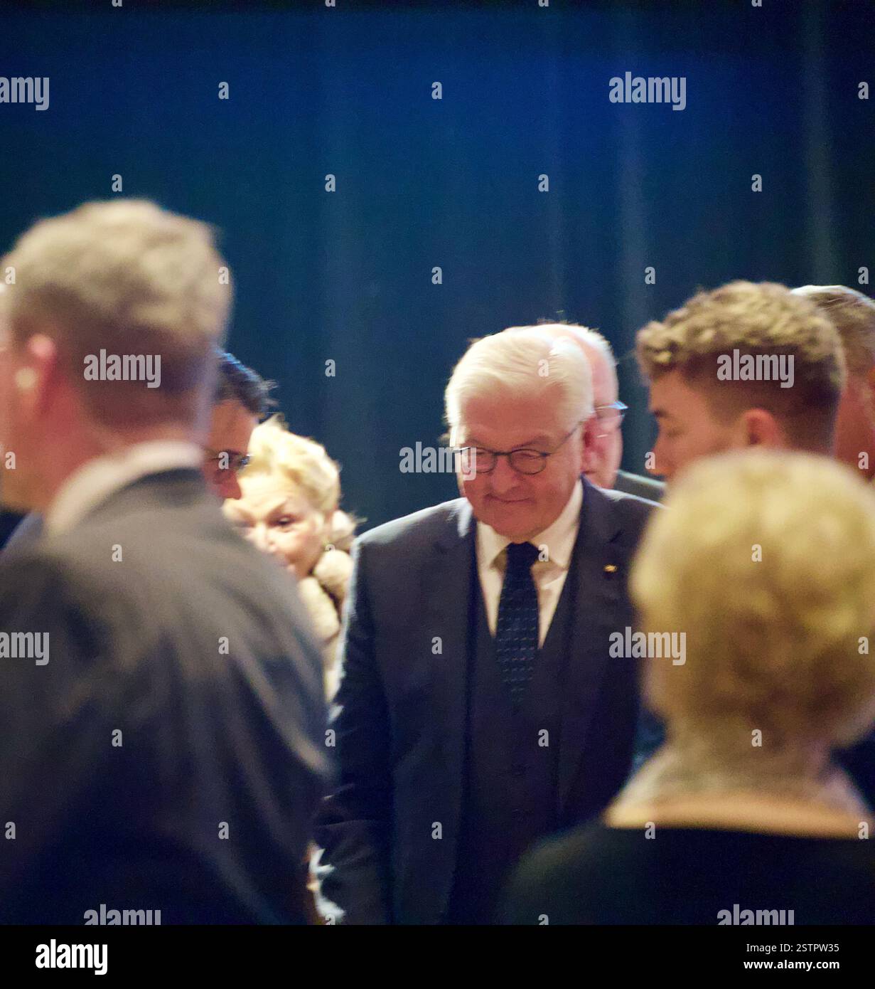 Hanau, Germany. February 19, 2025. An official commemoration ceremony ...