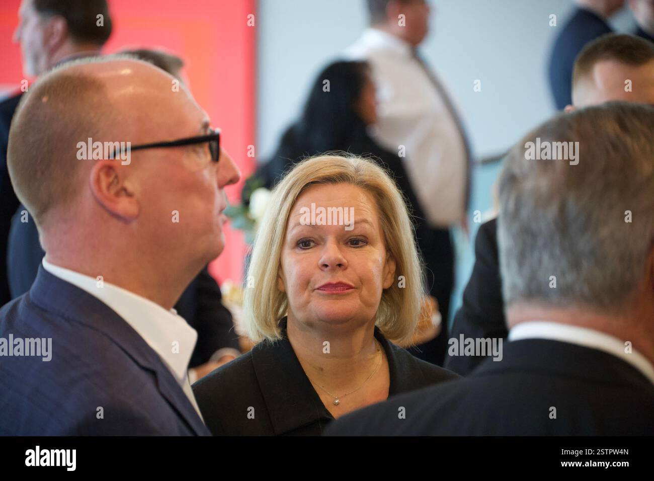 Hanau, Germany. February 19, 2025. An official commemoration ceremony ...