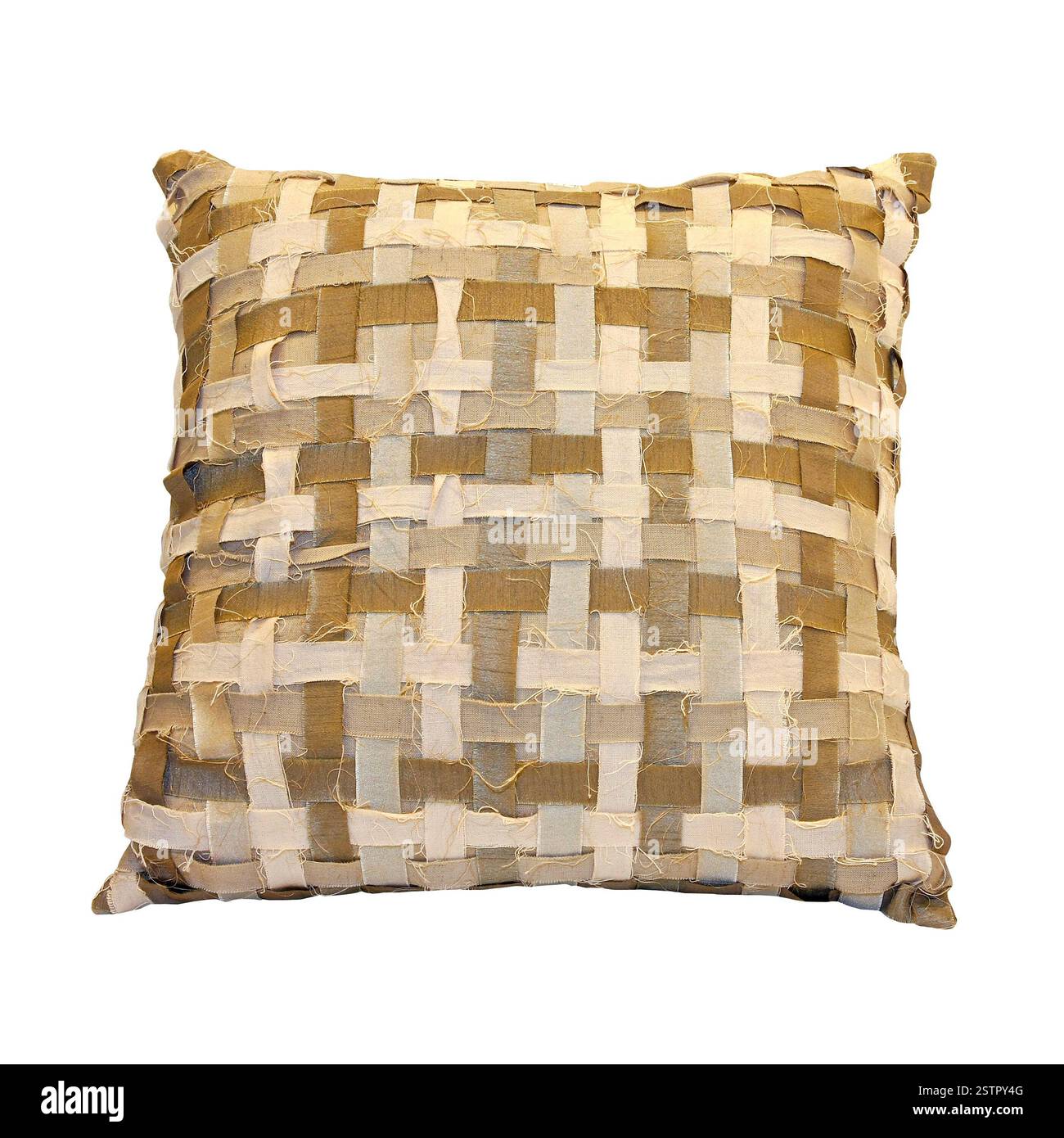 Grunge tear pillow isolated included clipping path Stock Photo - Alamy