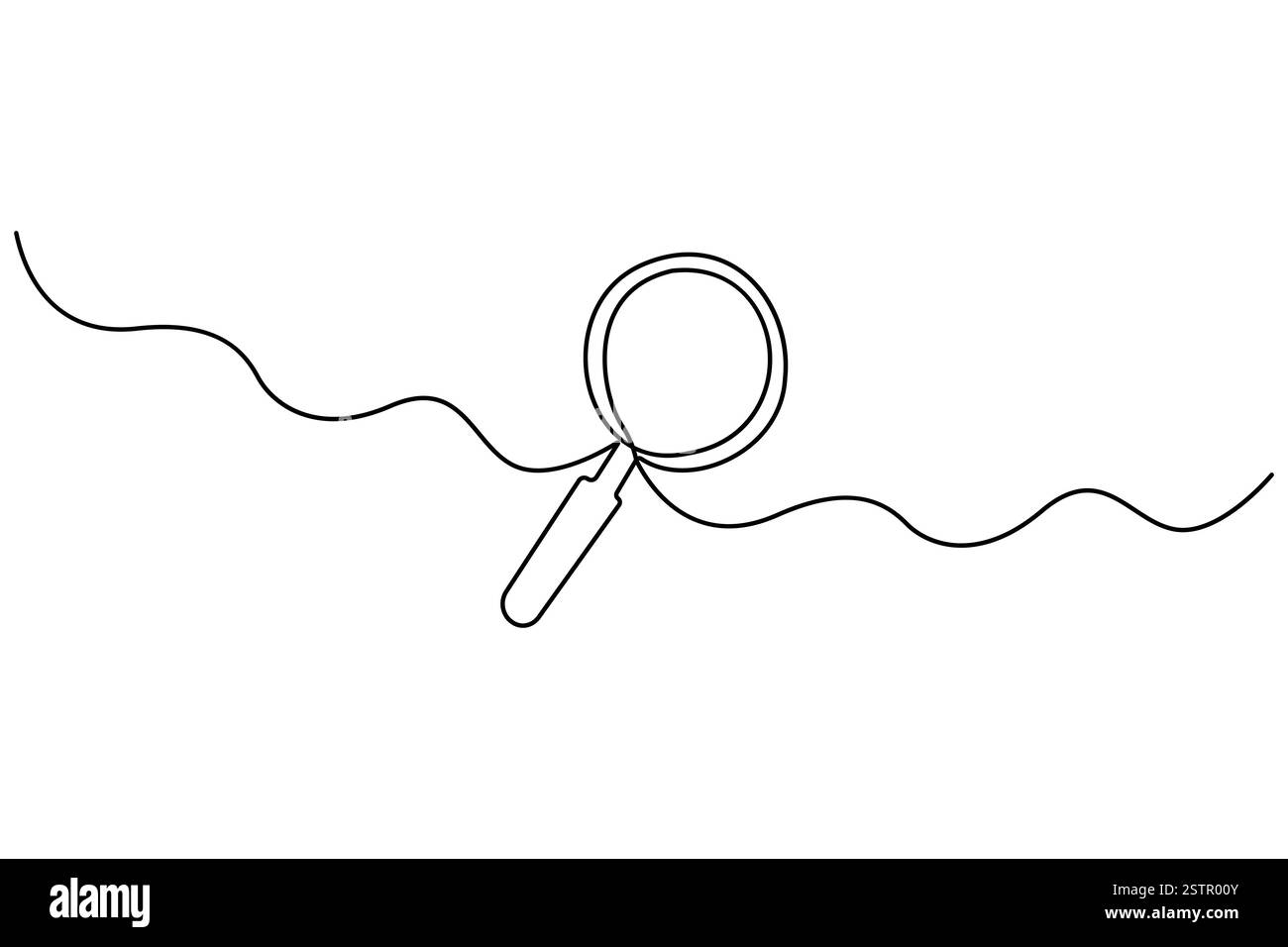 Magnifying glass in continuous hi-res stock photography and images - Alamy
