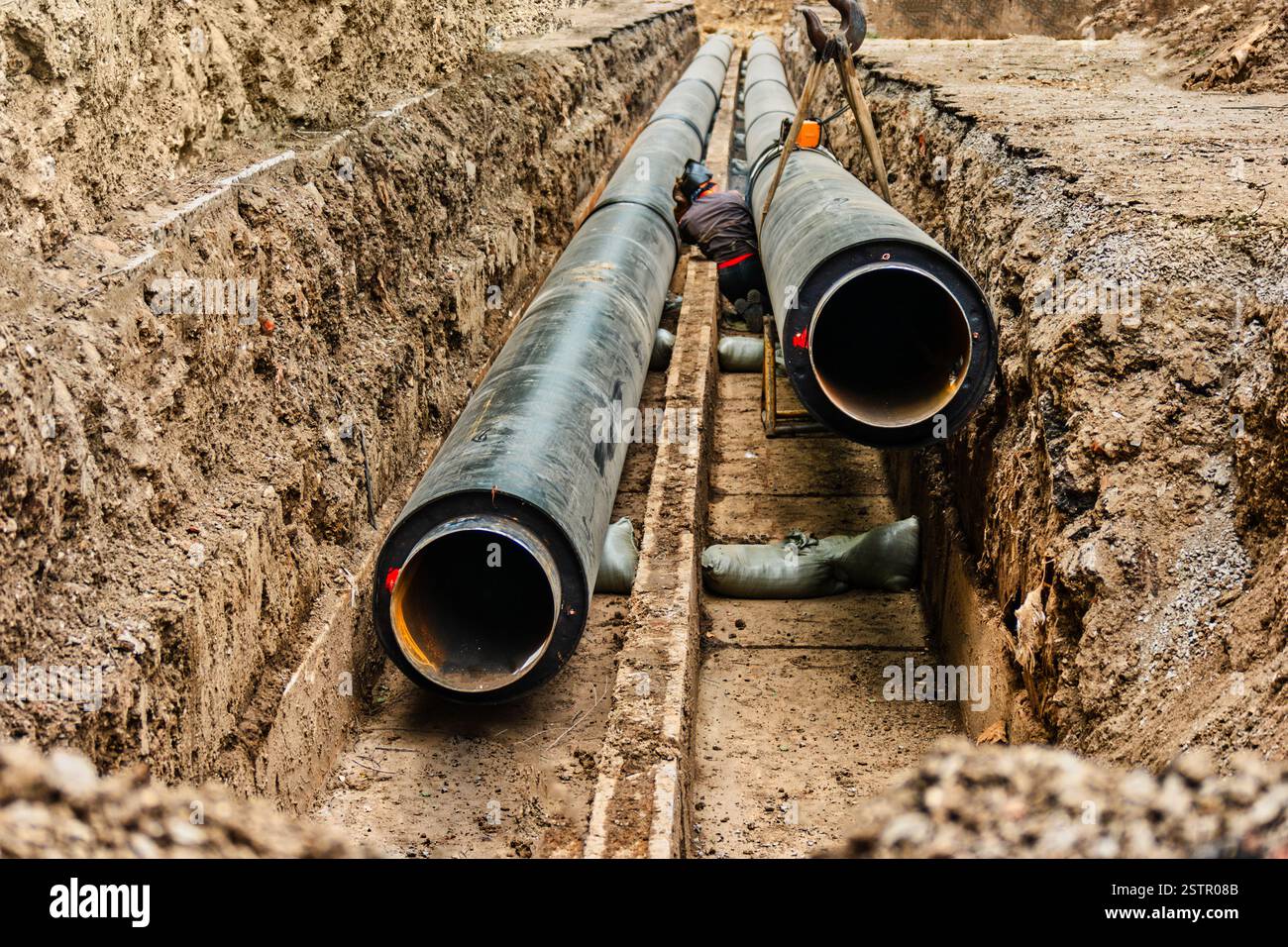 Trench inspection hi-res stock photography and images - Alamy
