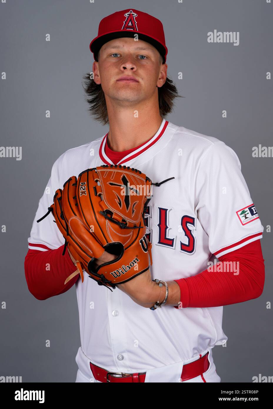 This is a 2025 photo of Austin Gordon of the Los Angeles Angels ...