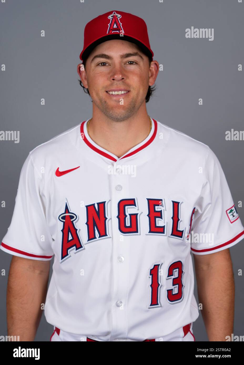 This is a 2025 photo of Scott Kingery of the Los Angeles Angels ...