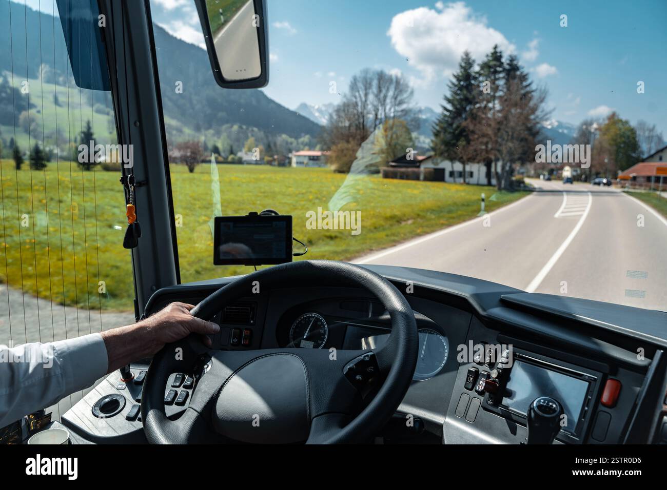 Drivers view of road hi-res stock photography and images - Alamy