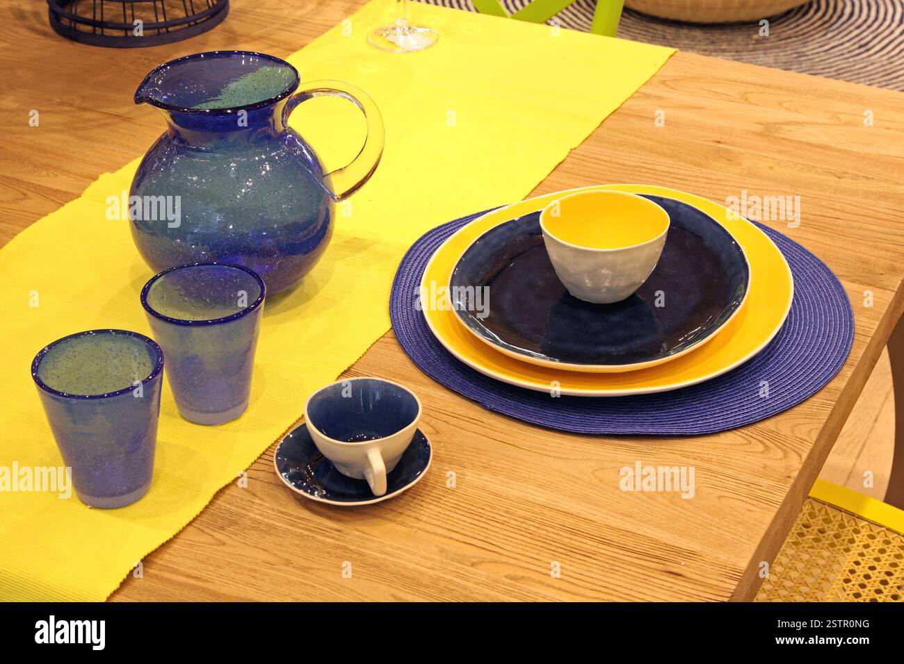 Table set up Stock Photo - Alamy