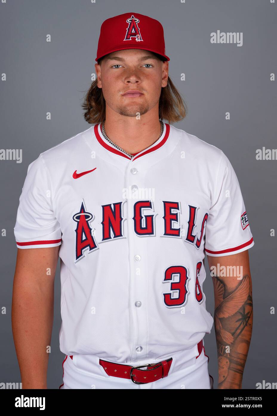 This is a 2025 photo of Caden Dana of the Los Angeles Angels baseball ...