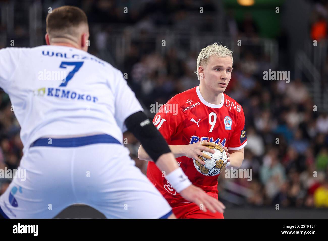 Zagreb, Croatia. 19th Feb, 2025. ZAGREB, CROATIA - FEBRUARY 19: Benedikt Gunnar Oskarsson of ...