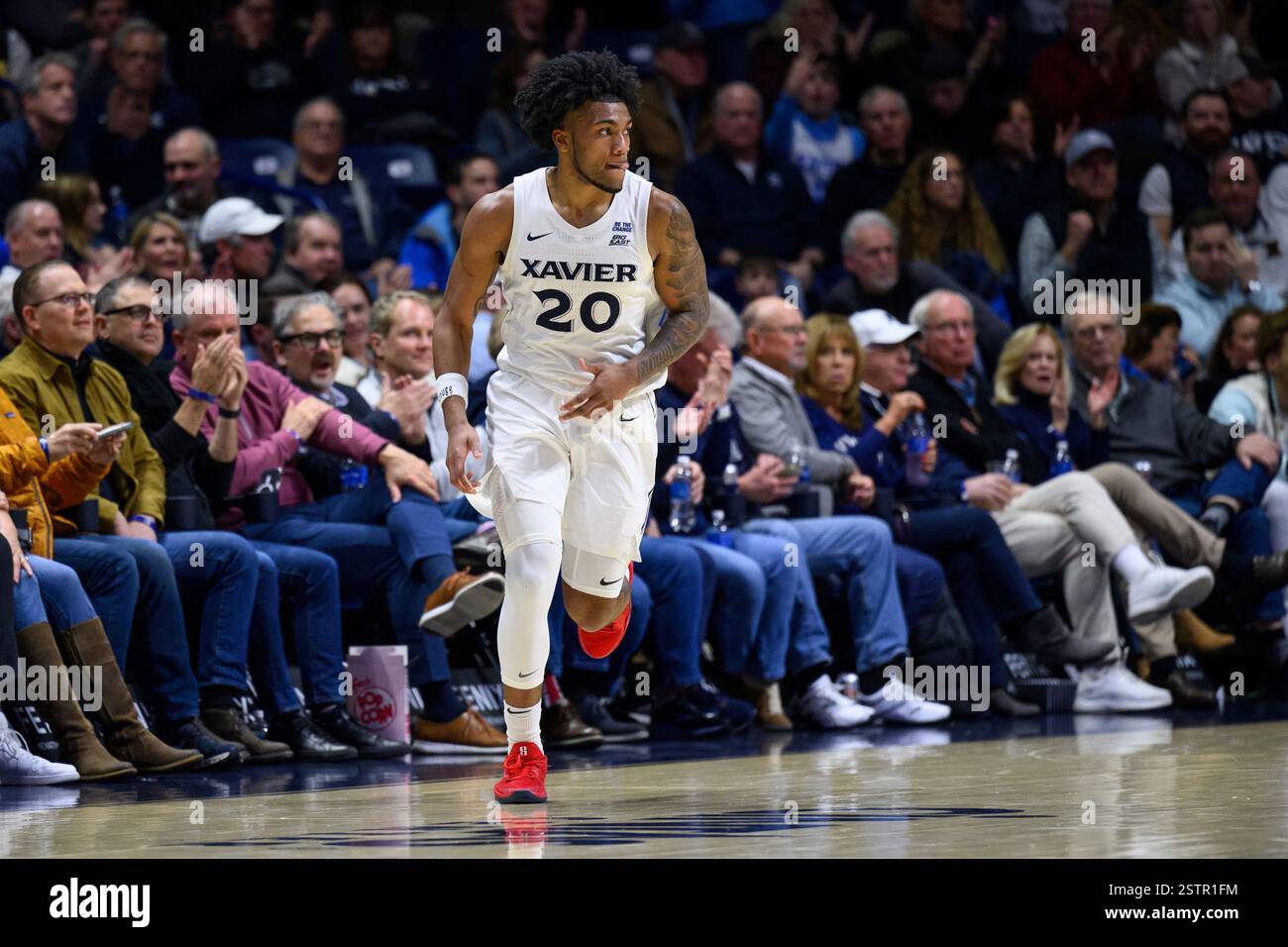 CINCINNATI, OH - FEBRUARY 18: Xavier Musketeers guard Dayvion McKnight ...