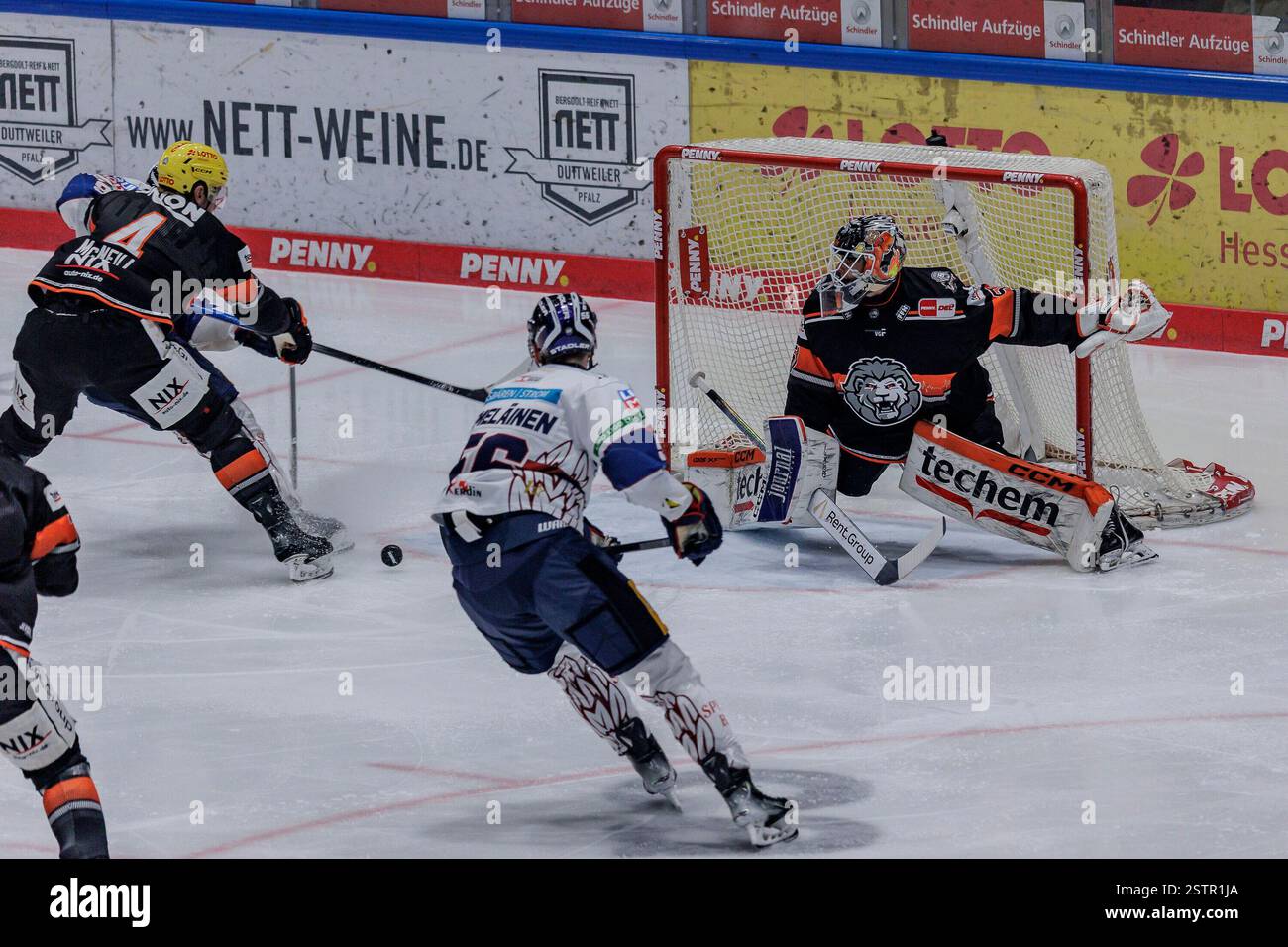 Frankfurt, Deutschland. 19th Feb, 2025. Cody Brenner (L?wen Frankfurt ...