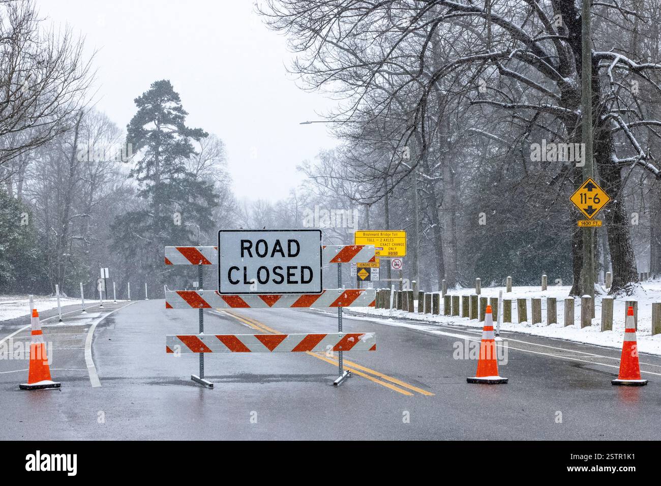The historic Boulevard Bridge in Richmond, Virginia sits closed due to ...
