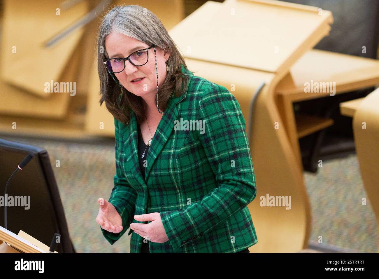 Edinburgh Scotland, UK 19 February 2025. Minister for Social Care ...