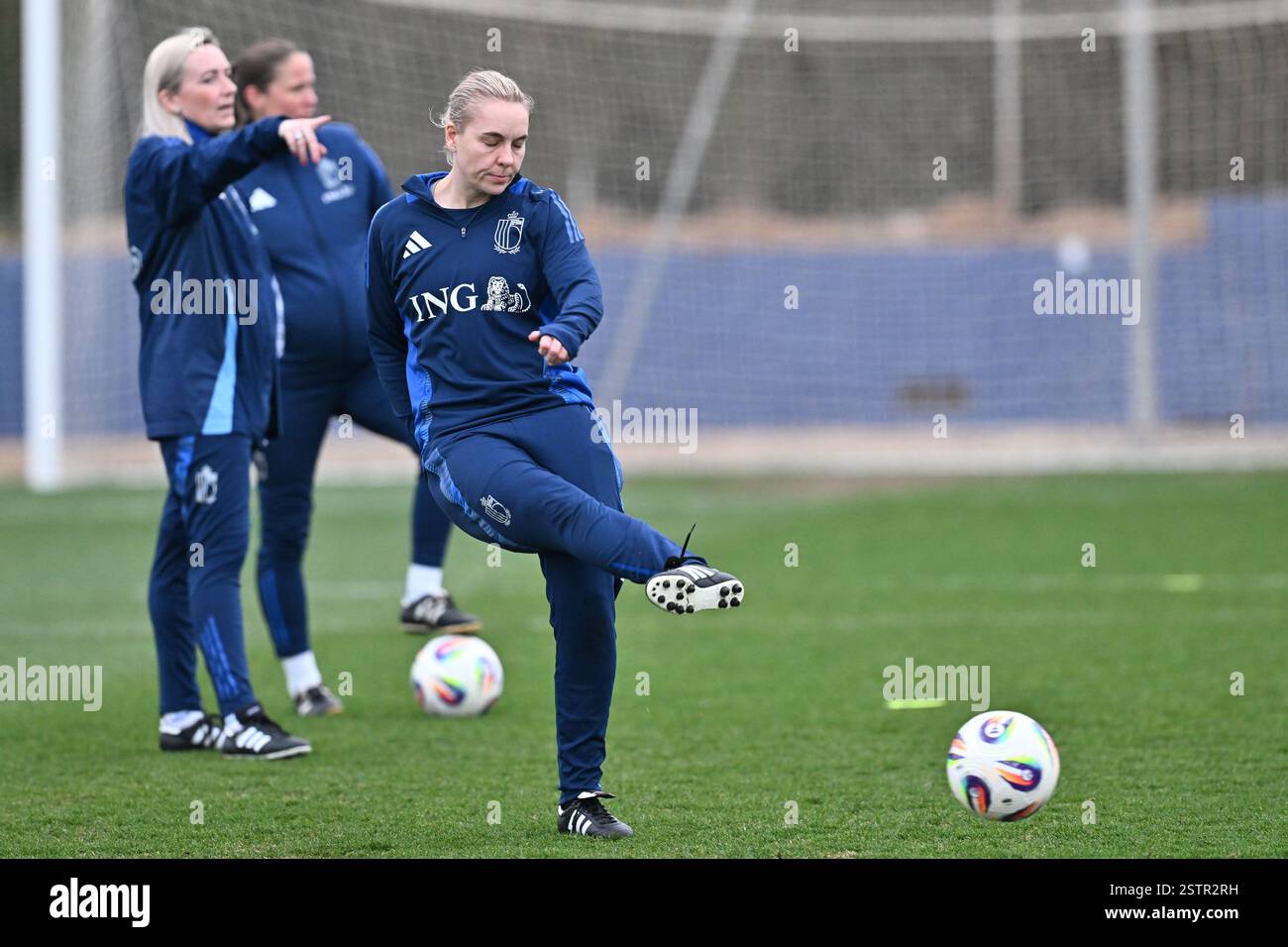 Valencia, Spain. 19th Feb, 2025. Assistant coach Brett Maron pictured ...