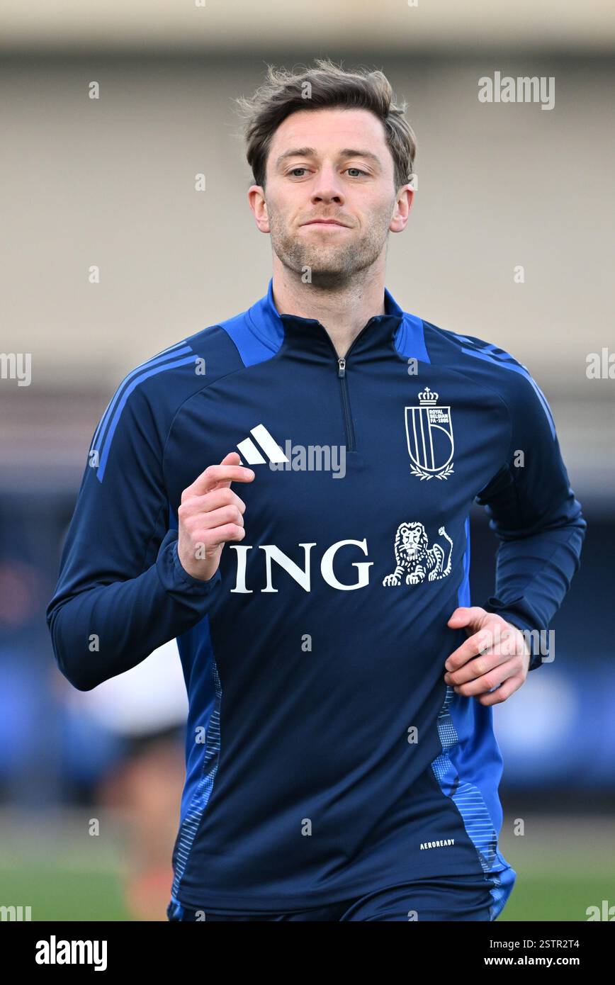 Valencia, Spain. 19th Feb, 2025. Physical coach Devon Maes pictured ...