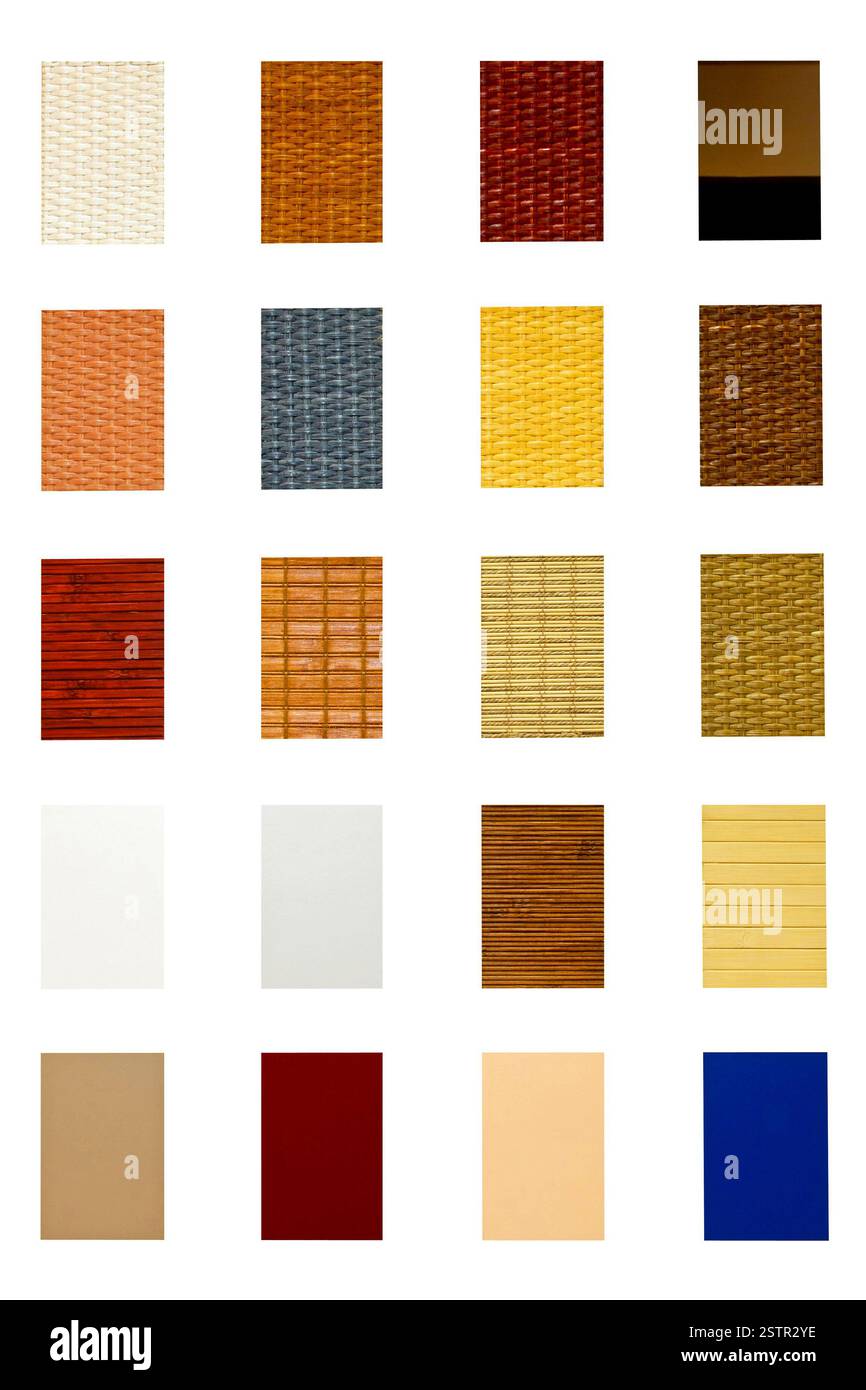 Bamboo samples hi-res stock photography and images - Alamy