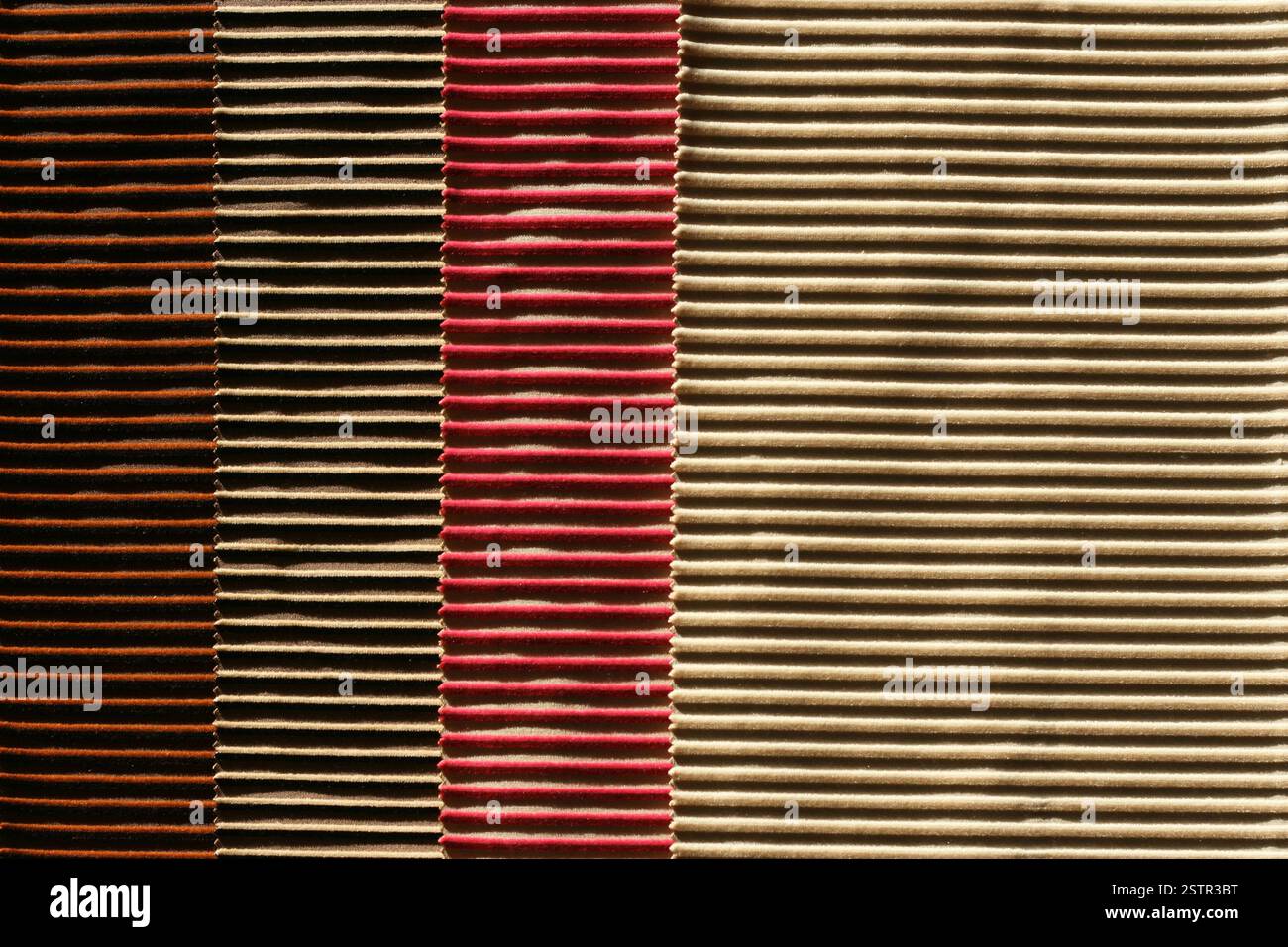 Color palette sample picker of textile fabrics Stock Photo - Alamy