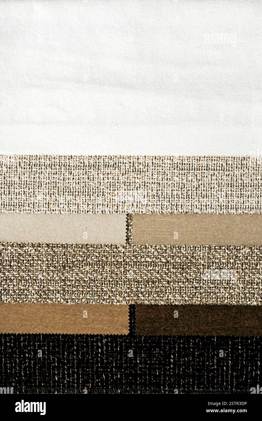 Decorative and fashion textile linen cloth chart Stock Photo - Alamy