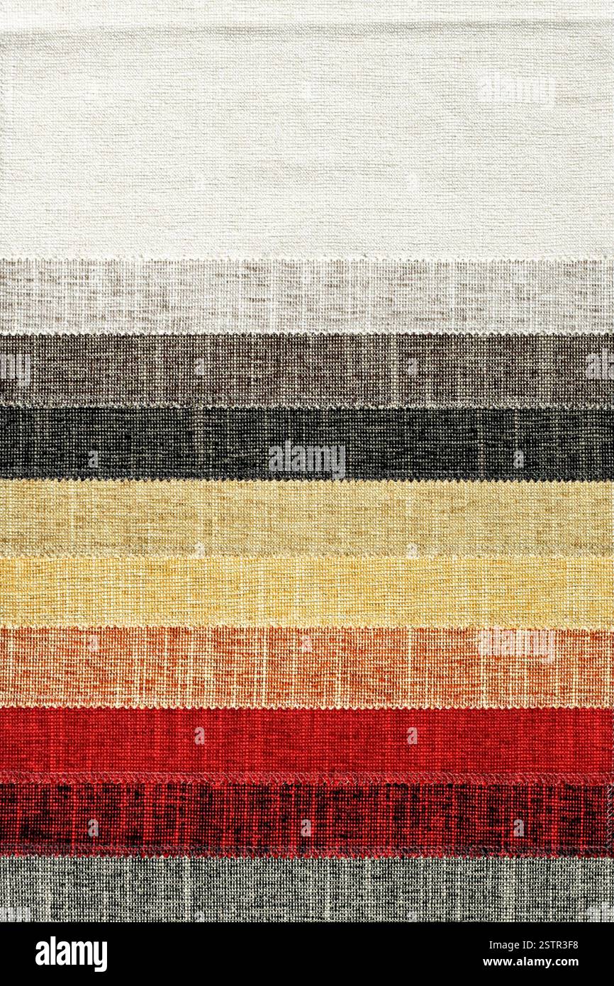 Decorative and fashion textile cloth color chart hi-res stock ...