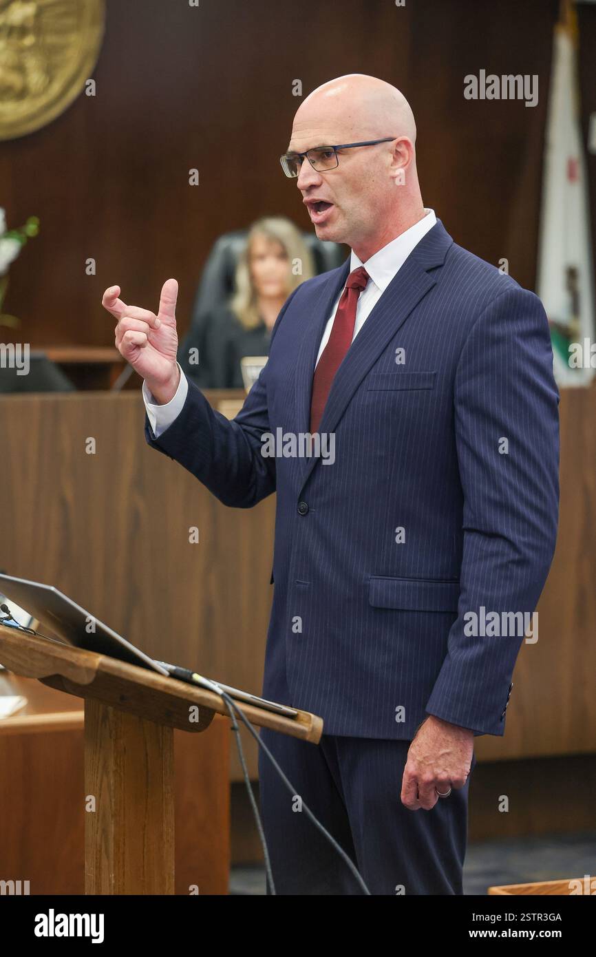 Senior Deputy District Attorney, Seton Hunt, Seton Hunt presents his ...
