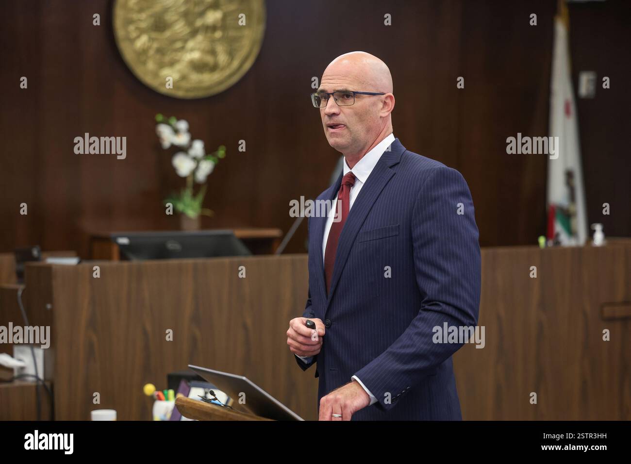 Senior Deputy District Attorney, Seton Hunt, Seton Hunt presents his ...