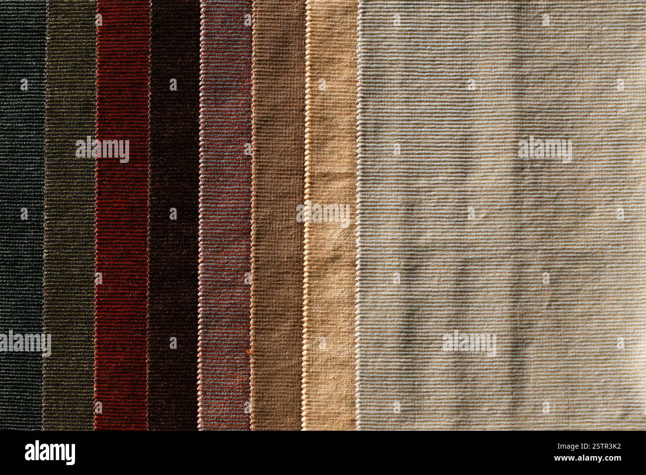 Color palette sample picker of fine plush Stock Photo - Alamy