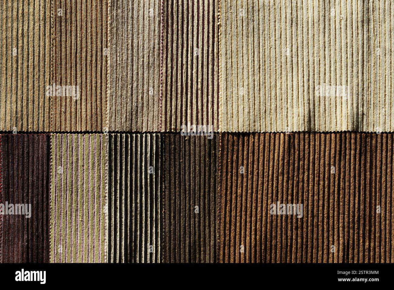 Color palette sample picker of textile fabrics Stock Photo - Alamy