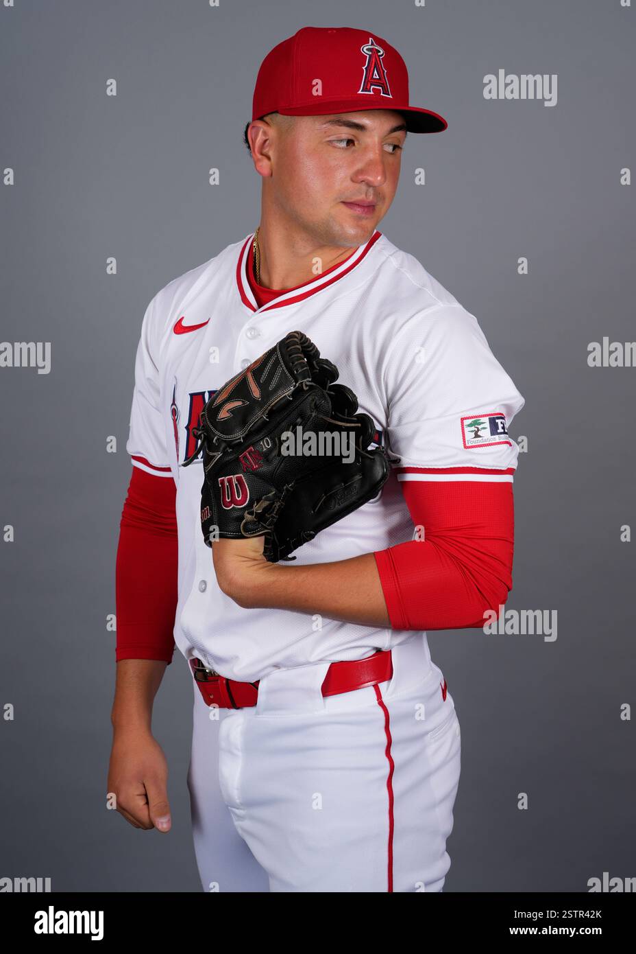 This is a 2025 photo of Chris Cortez of the Los Angeles Angels baseball ...