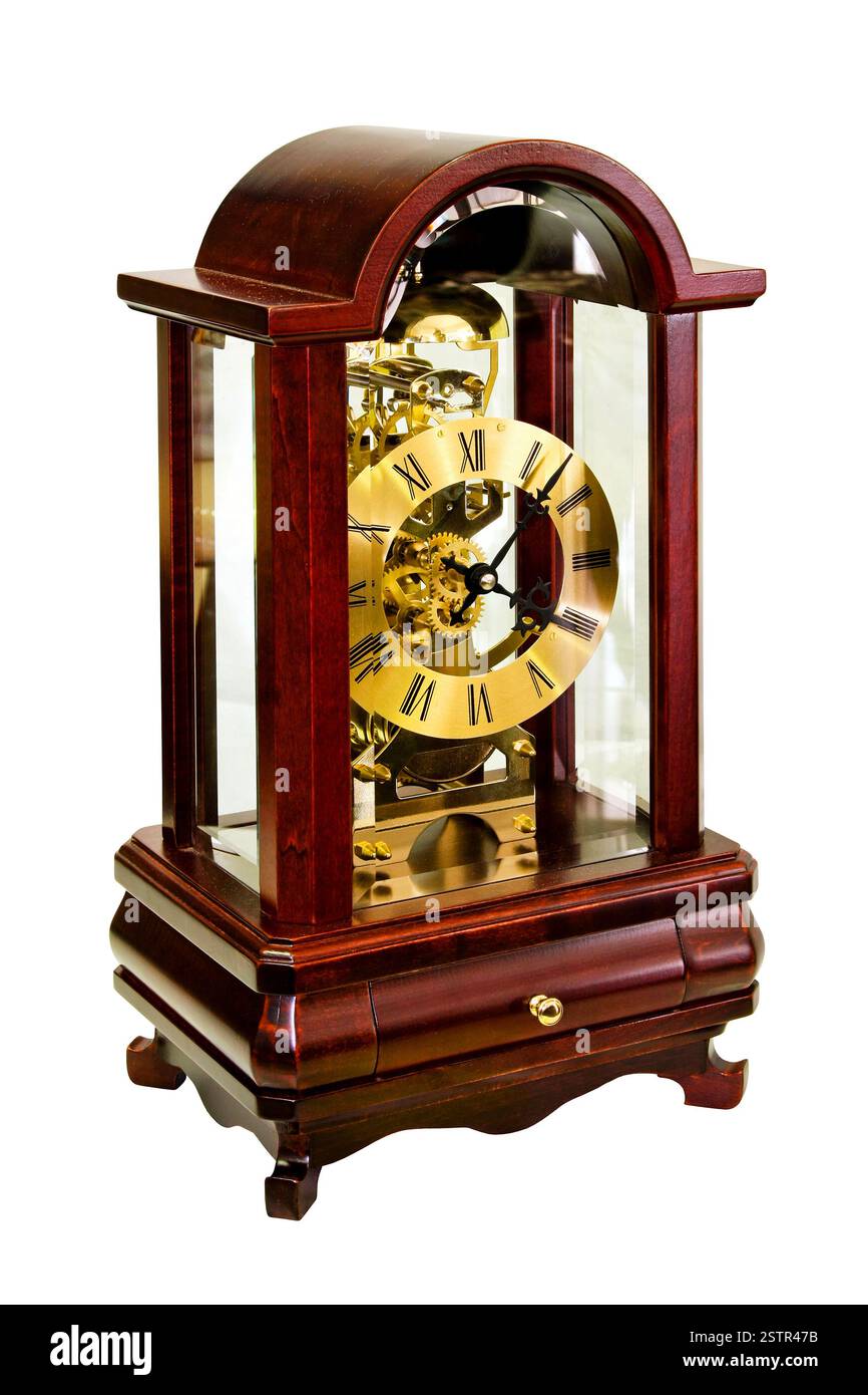 Clock angle isolated Stock Photo - Alamy