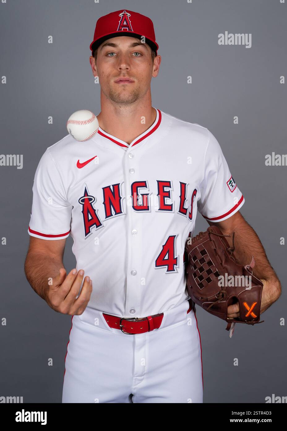 This is a 2025 photo of Ben Joyce of the Los Angeles Angels baseball ...