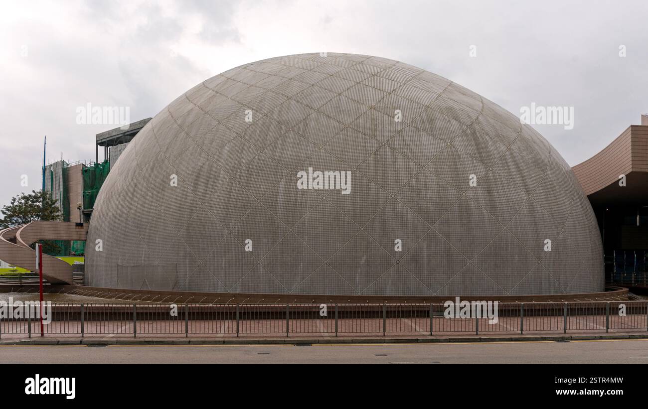 Egg shaped dome building space museum in hong kong hi-res stock ...