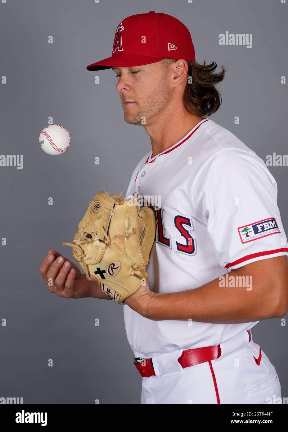 This is a 2025 photo of Shaun Anderson of the Los Angeles Angels ...