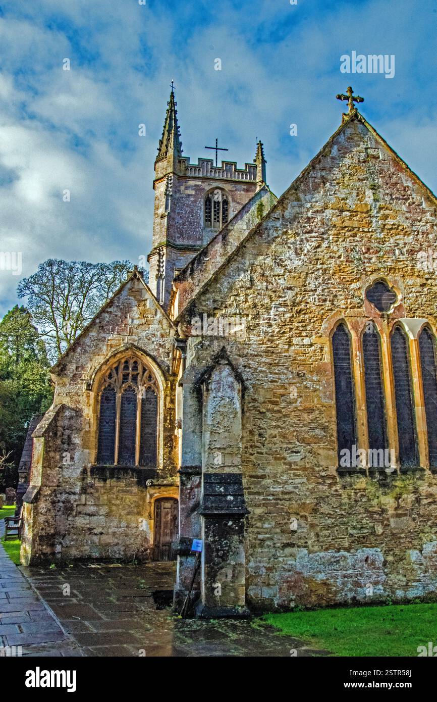 St Andrew's Church, Castle Combe Stock Photo - Alamy