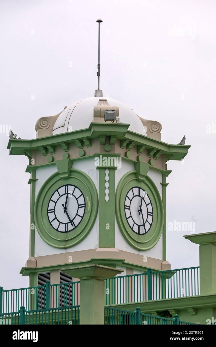 Star Ferry Pier Clock Stock Photo - Alamy