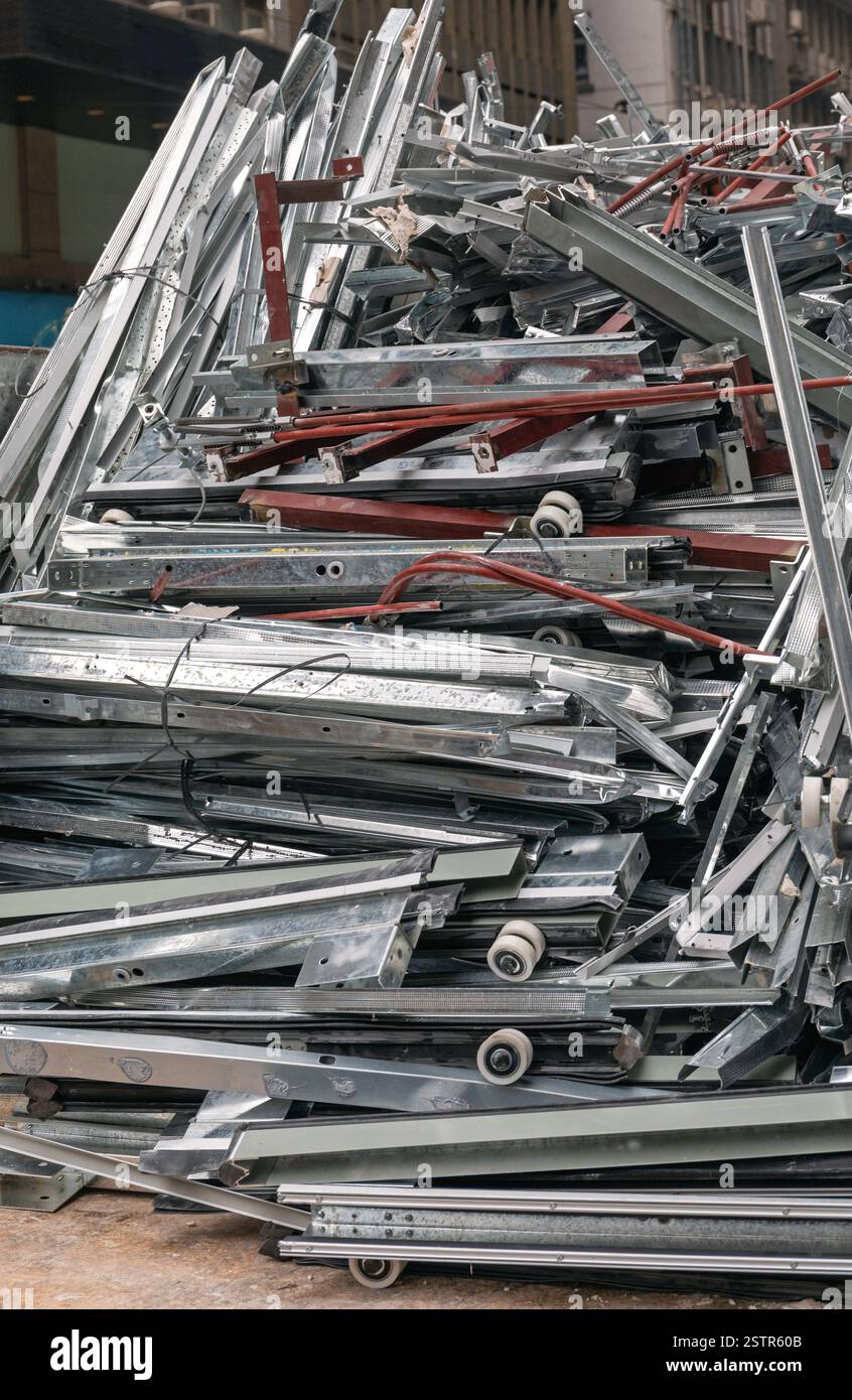 Scrap Metal Heap Stock Photo - Alamy